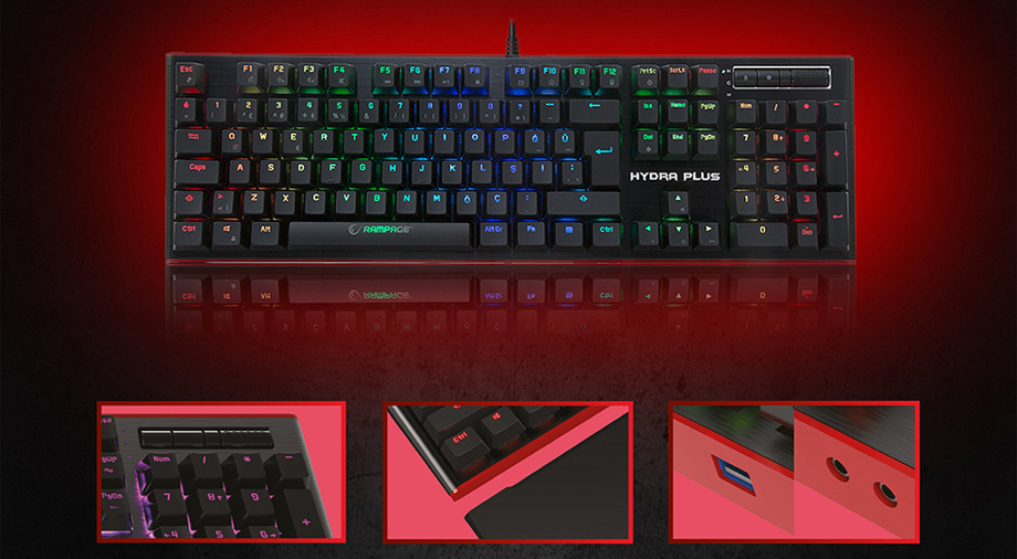 Rampage Hydra R6 Plus Usb + Audio Portlu Mavi Switch Fiyatı - Vatan ...