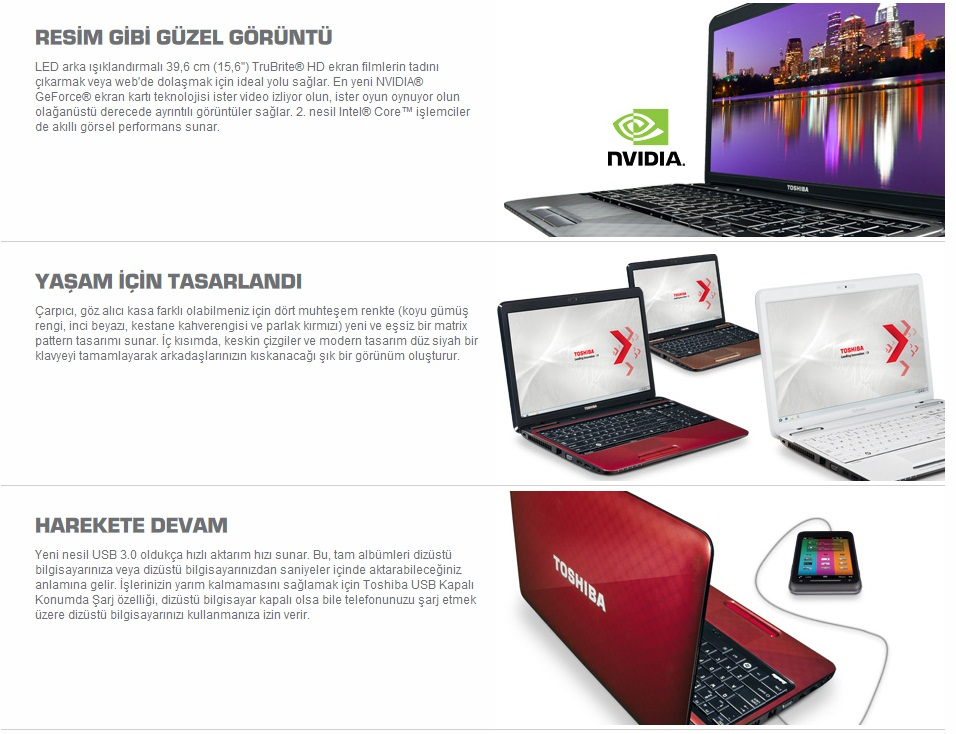 L755-1MF CORE İ5 2450M-2.50GHZ-6GB DDR3-500GB-15.6"-DVDRW-1GB GT520M-BT ...