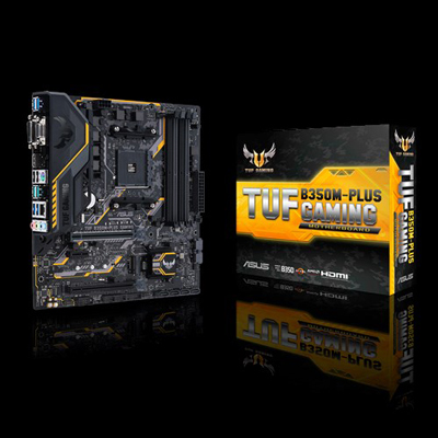 ASUS TUF B350M PLUS GAMING AM4 AMD Ryzen™ DDR4 3200 MHz (O.C.) USB 3.1 ...