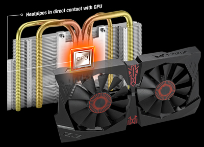 Asus GeForce GTX 960 ROG Strix OC 4GB GDDR5 Ekran Kartı - GTX960-DC2OC-4GD5